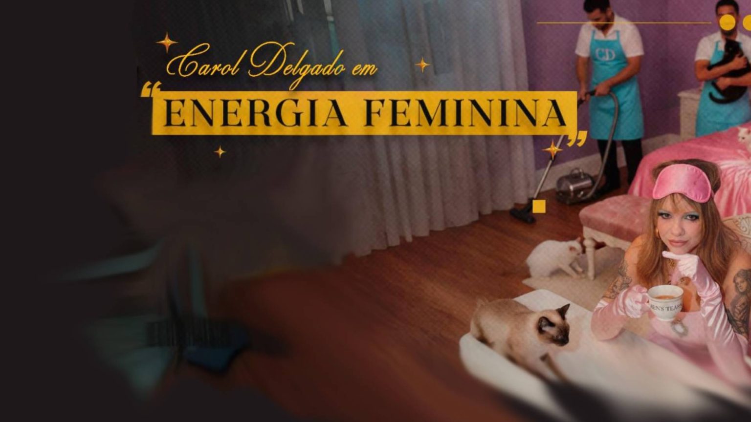 Carol Delgado com o Show de Stand up Energia Feminina no Teatro Eva ...